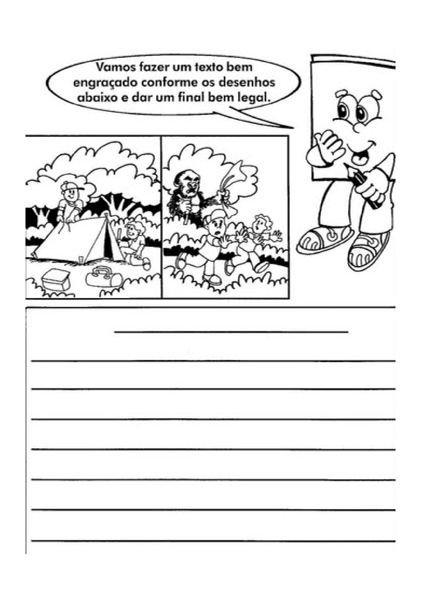 1º ao 5º ano - Atividades de produção de texto - Prof. Noninha