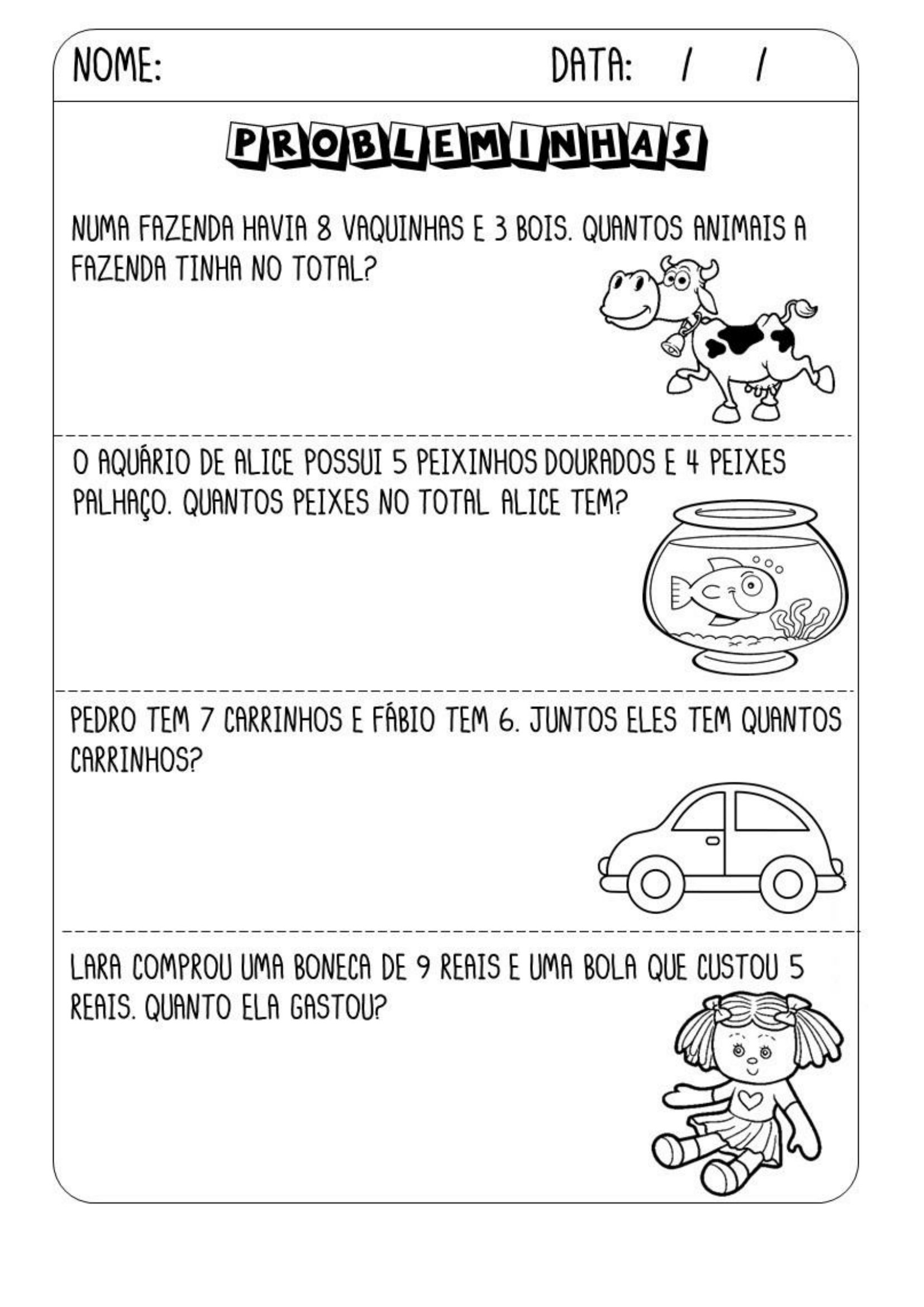 Problemas 2 Ano Fundamental - FDPLEARN